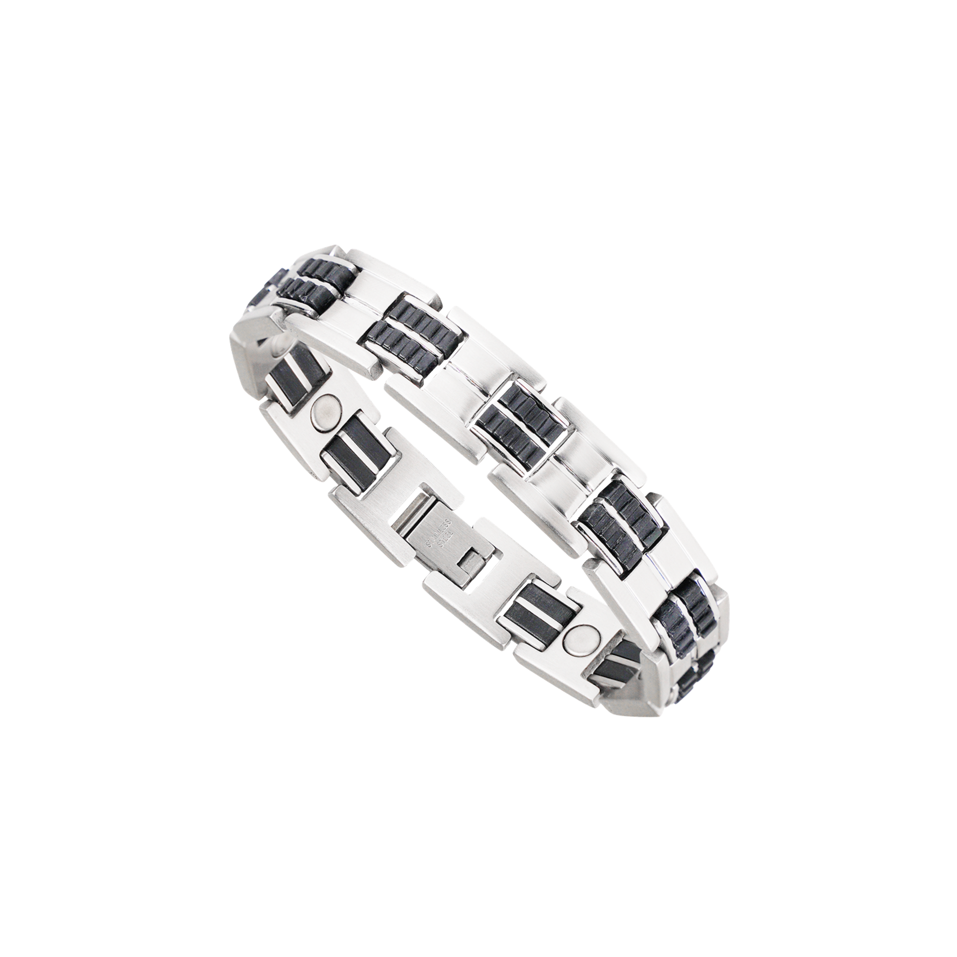 Executive Rubber Stainless Bracelet – SABONA