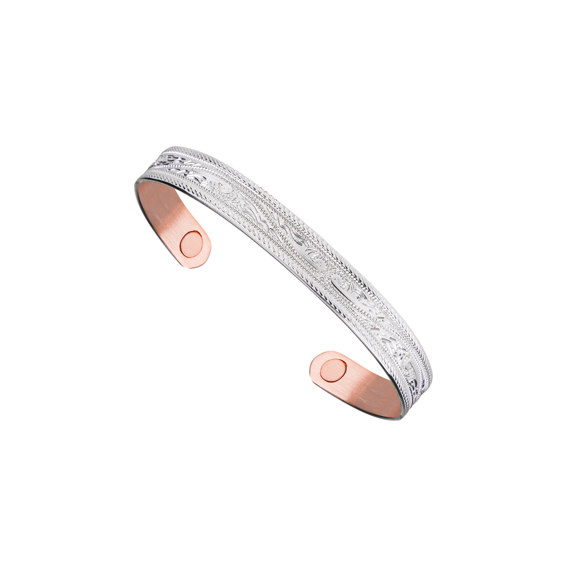 Silver Western Scroll Magnetic 8mm – SABONA